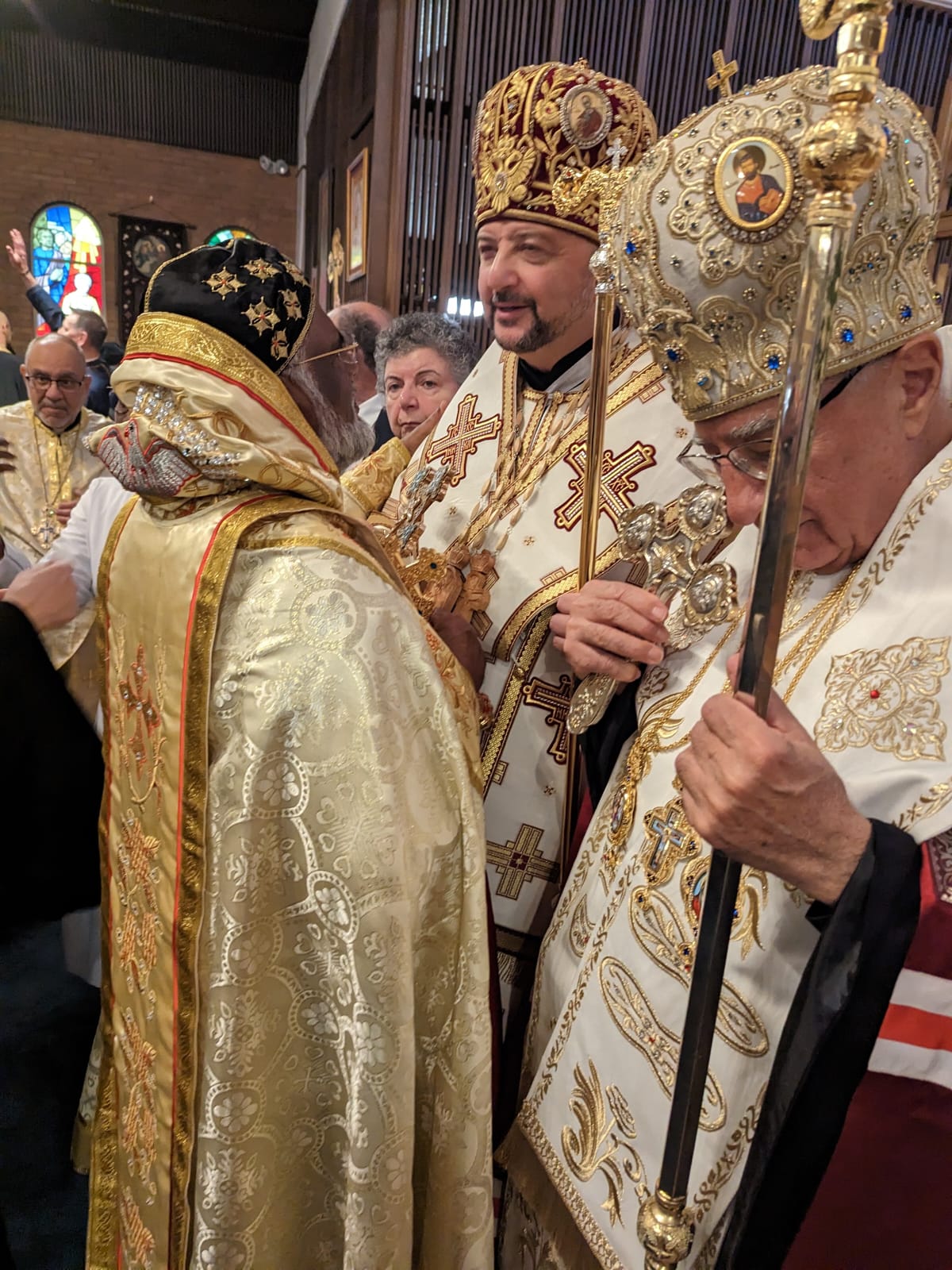 Pope And Bishop Nicholas Samra